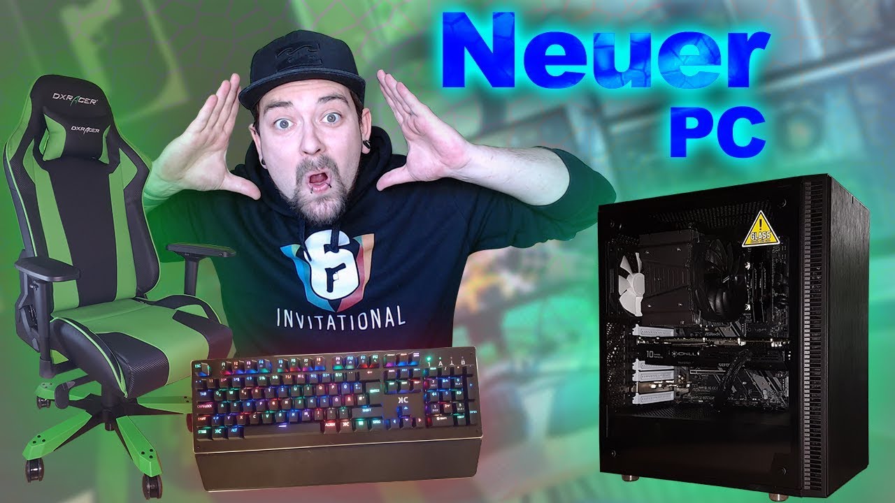 Mein MEGA Gaming Setup + VERLOSUNG | PC und komplettes Equipment - YouTube