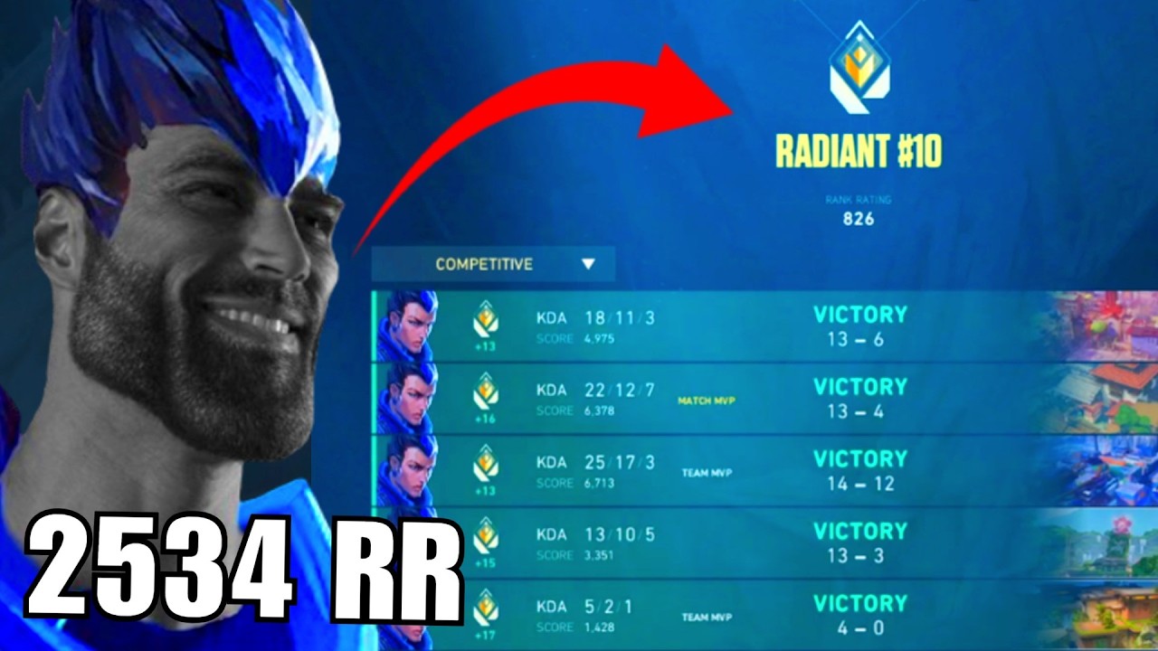 I Hit Top 10 Radiant on 3 Accounts - YouTube