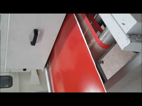 Dofly silicone calender roller press machine - YouTube
