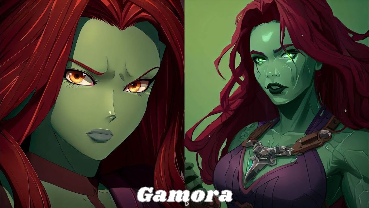 Gamora - Anime Style - YouTube