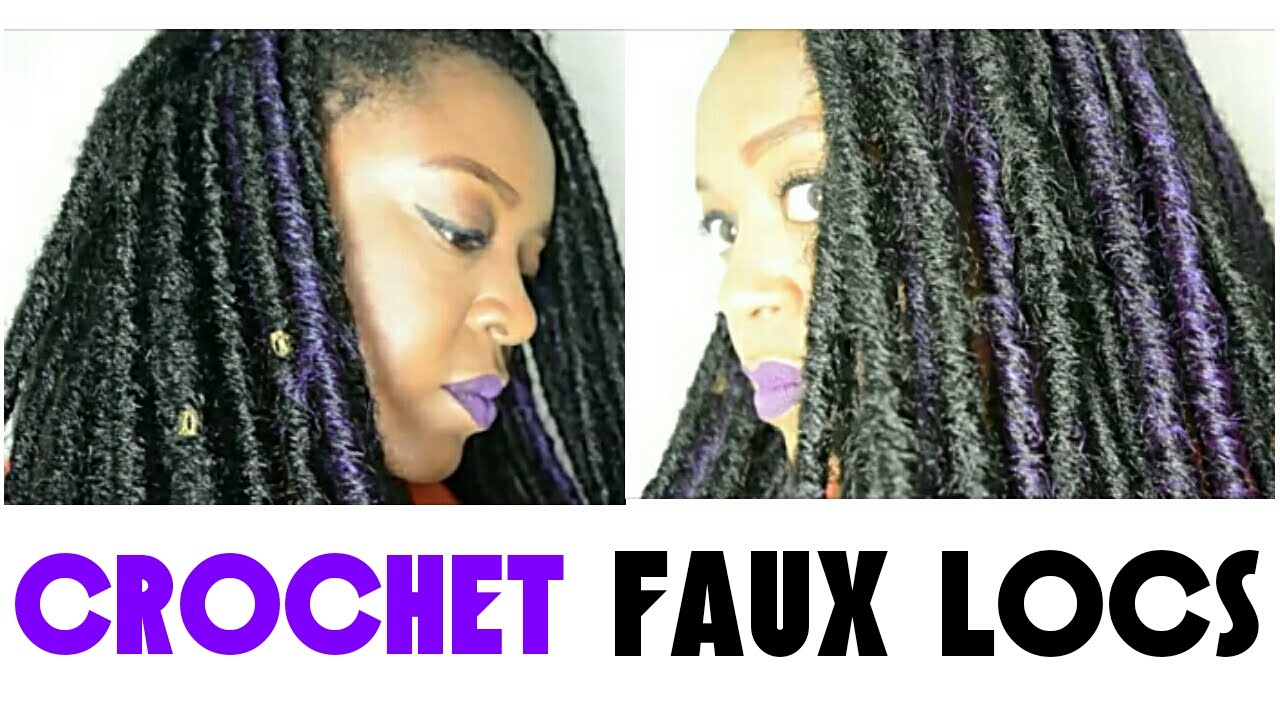 HOW TO: CROCHET FAUX LOCS TUTORIAL! | THE CURLY CLOSET - YouTube