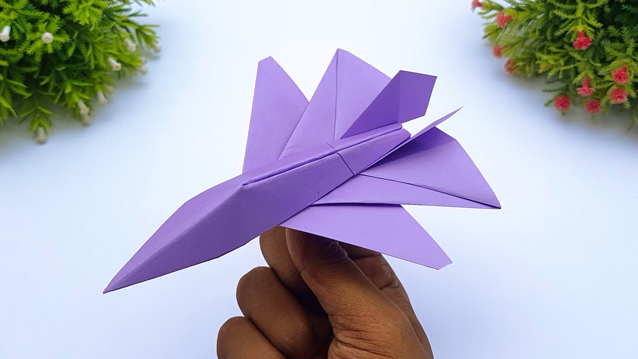 Make This INSANE Paper Jet Fighter That Flies 100+ Feet! 🚀 Step-by-Step ...