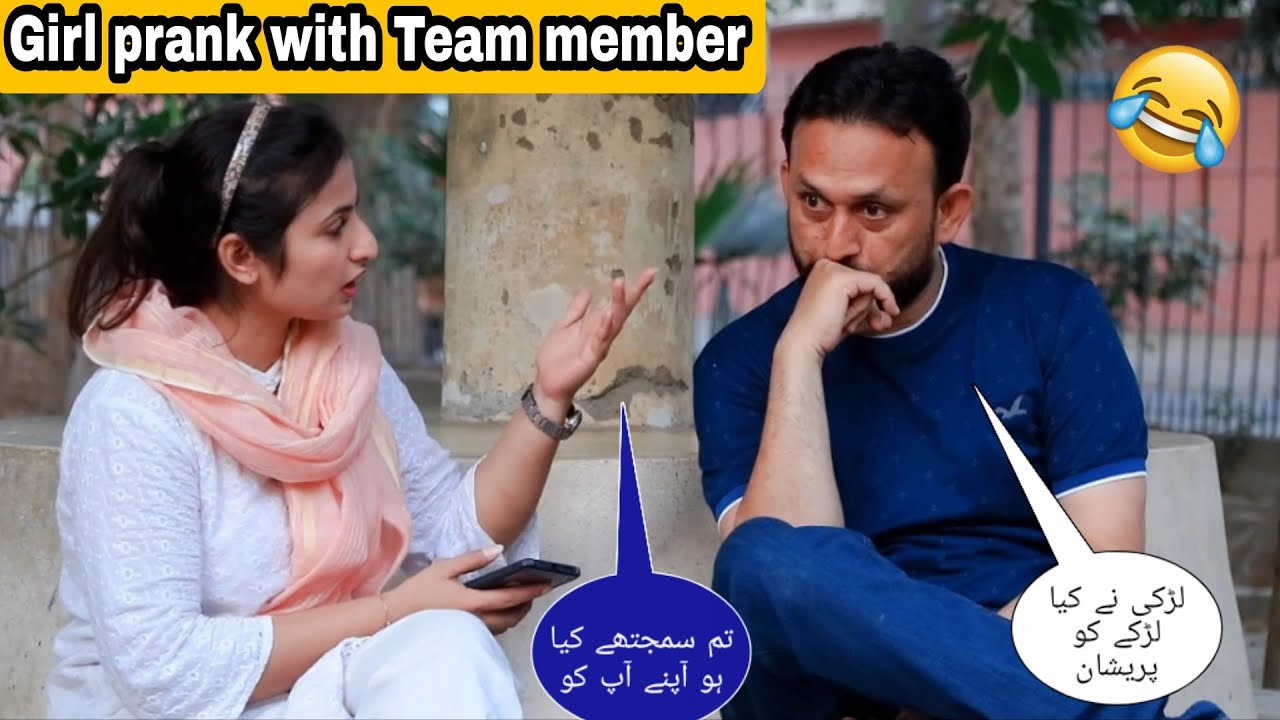 Girl Prank With Team Member //Funny Video //Funny Video In India ...