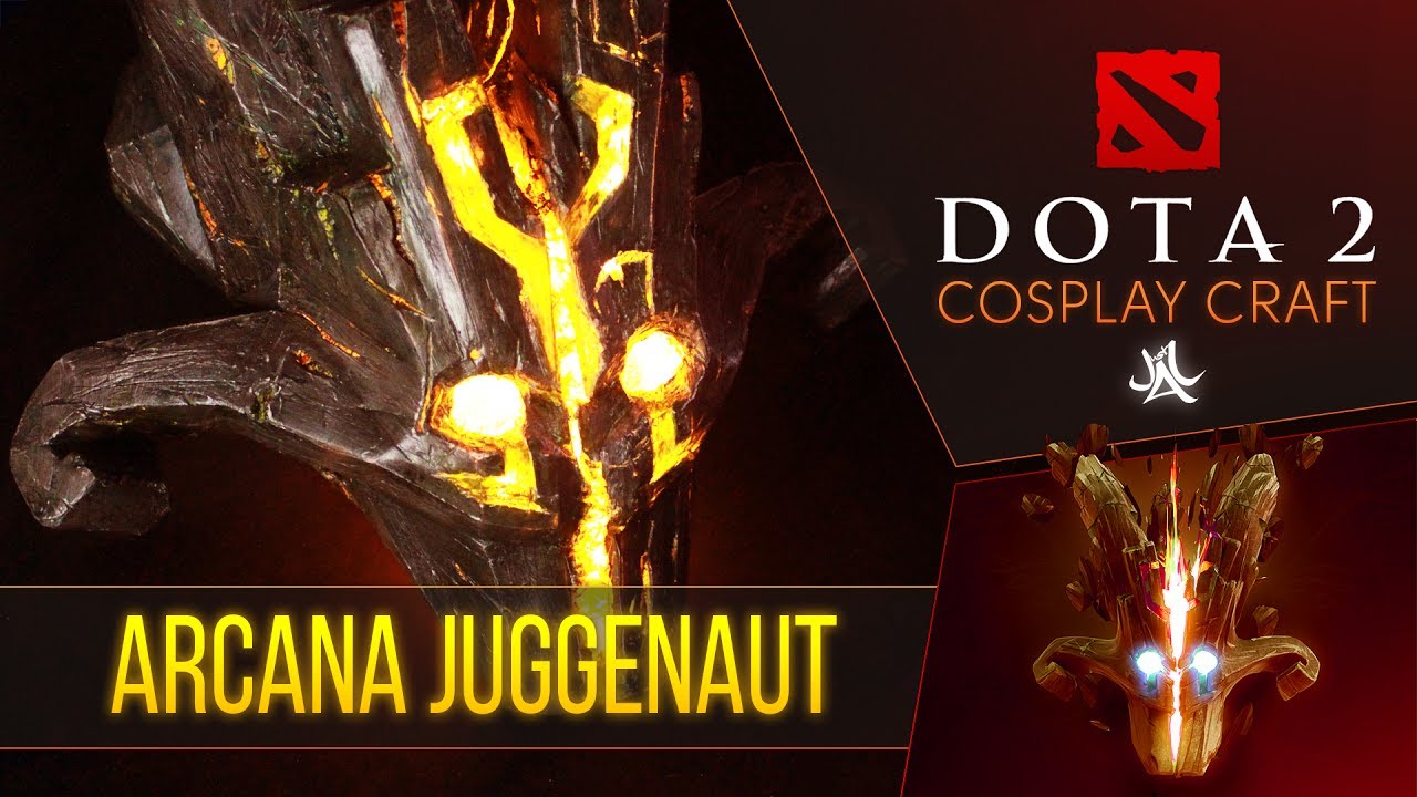 Как сделать Arcana Juggernaut Mask Dota 2 cosplay by JustTTv - YouTube
