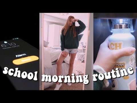 high school morning routine (freshman) - YouTube