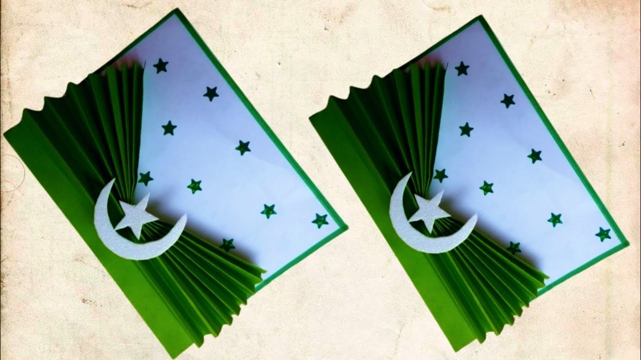 DIY Easy and Beautiful White Paper Independence Day Greeting Card/How ...