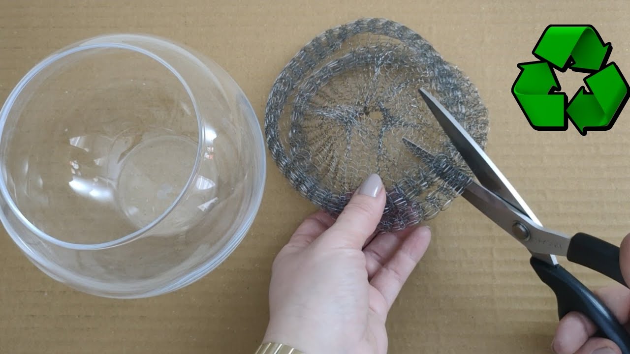 📣I SAW THIS IN A FAMOUS STORE. I CUT THE STEEL WASHING WIRE AND JOINED ...