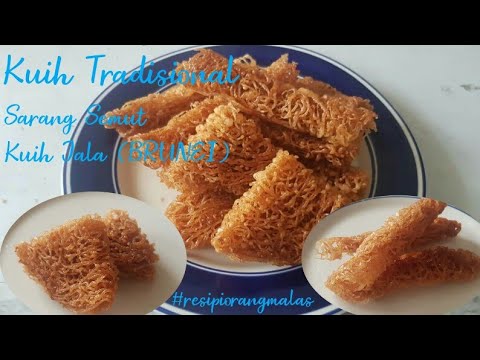 Kuih Sarang Semut // Kuih Jala (Brunei) HANYA 3 BAHAN #resipiorangmalas ...