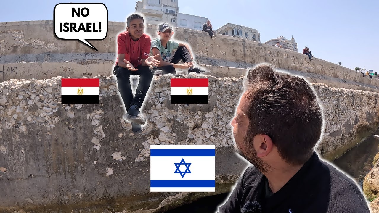Egyptian kids meet Israeli for the first time in Alexandria - YouTube