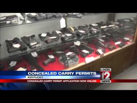 KY concealed carry permit application now online - YouTube