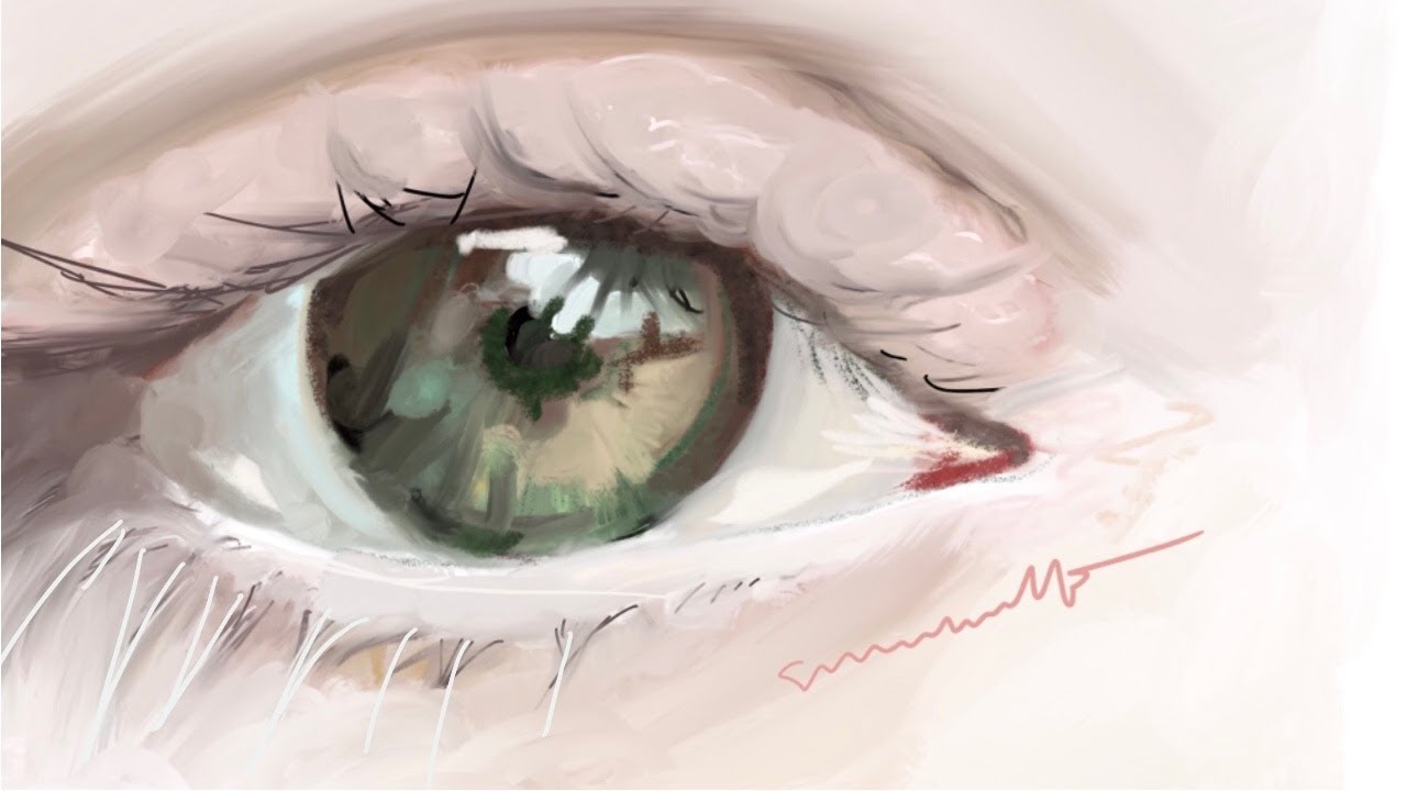 Digital Art- Mastering Eyes- Timelapse - YouTube