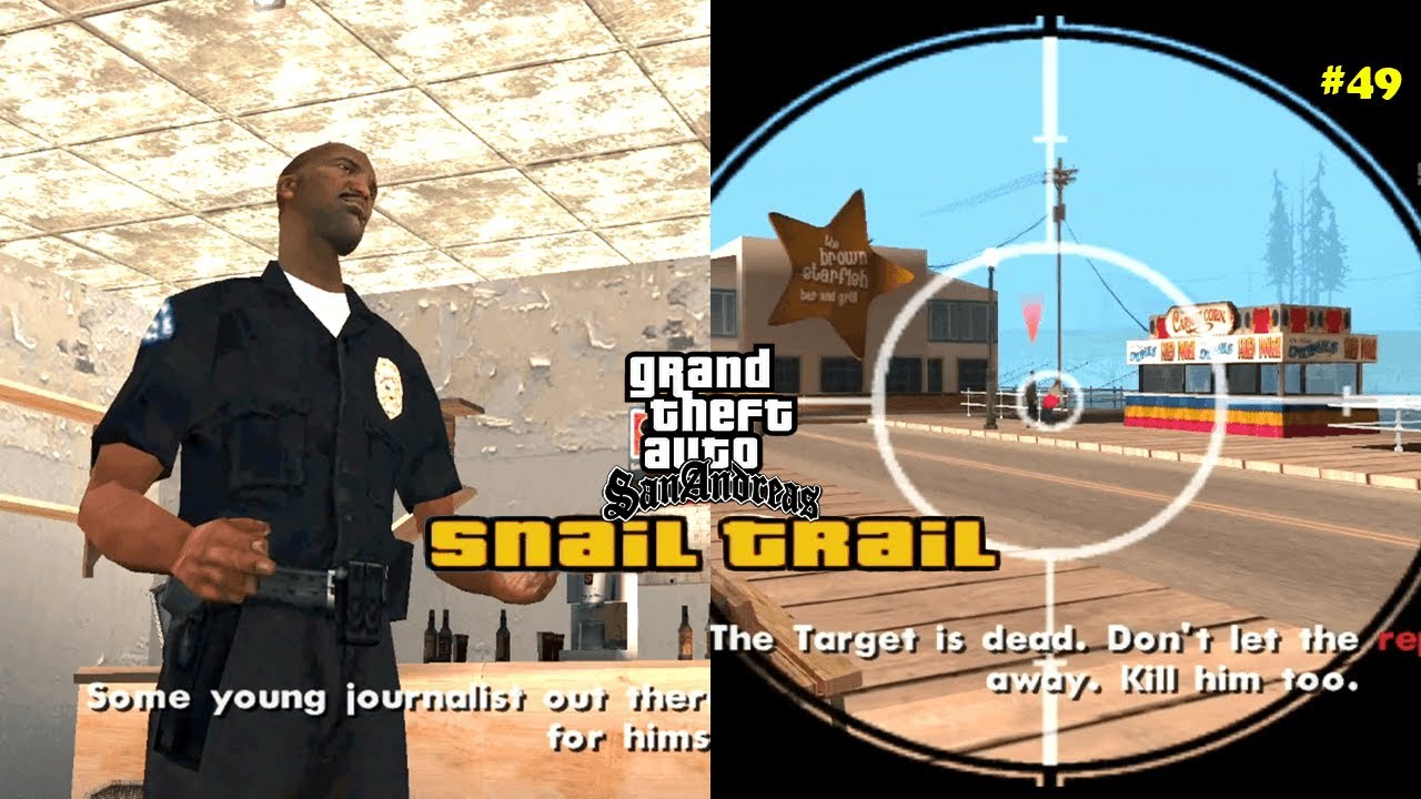 SNAIL TRAIL | GTA SAN ANDREAS MISSION Walkthrough #49 @MDCGaming-94 ...