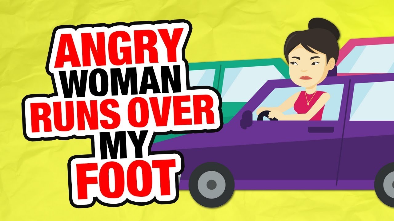 r/IDontWorkHereLady | Woman Driver RUNS OVER My Foot!! - YouTube