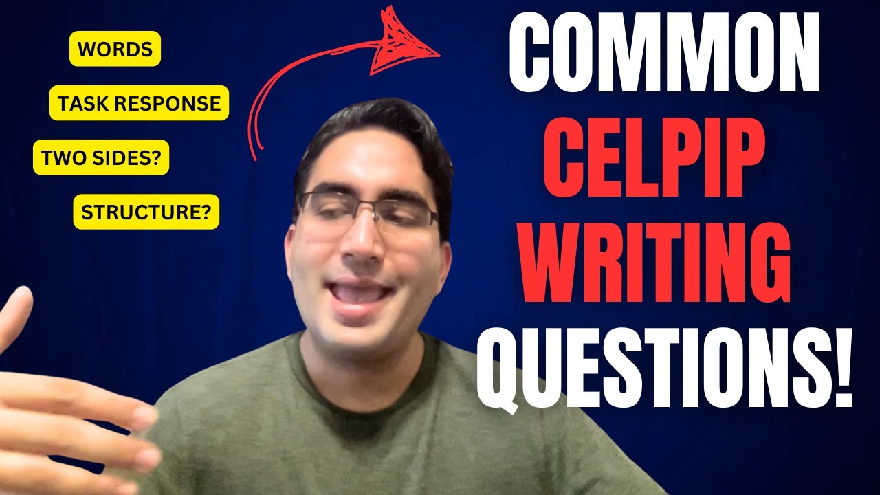 Most Common CELPIP Writing Questions Answered! - YouTube