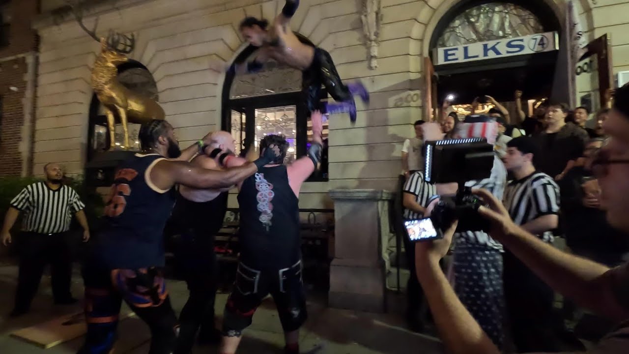 The Bar Fight Spills into the STREETS of HOBOKEN! - YouTube