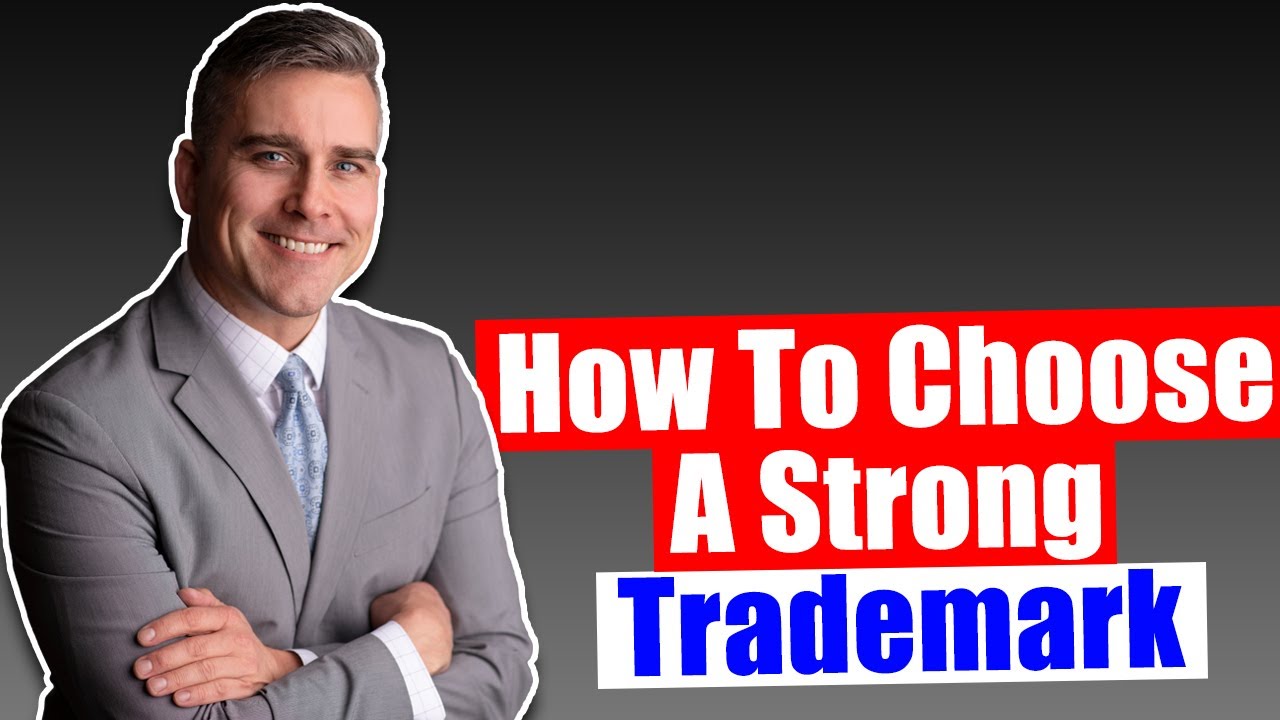 How To Choose A Strong Trademark - YouTube