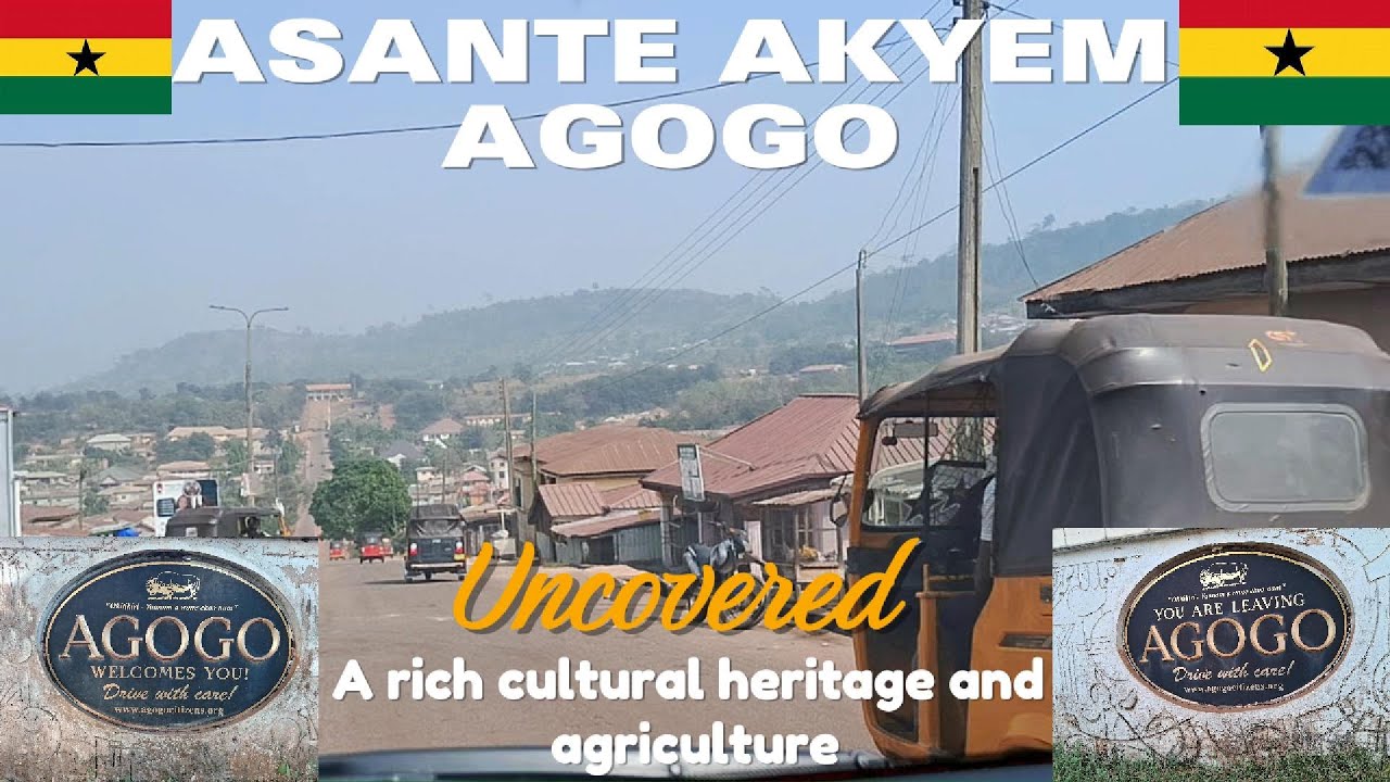 THIS IS ASANTE AKYEM AGOGO || THE PLANTAIN TOWN IN GHANA - YouTube