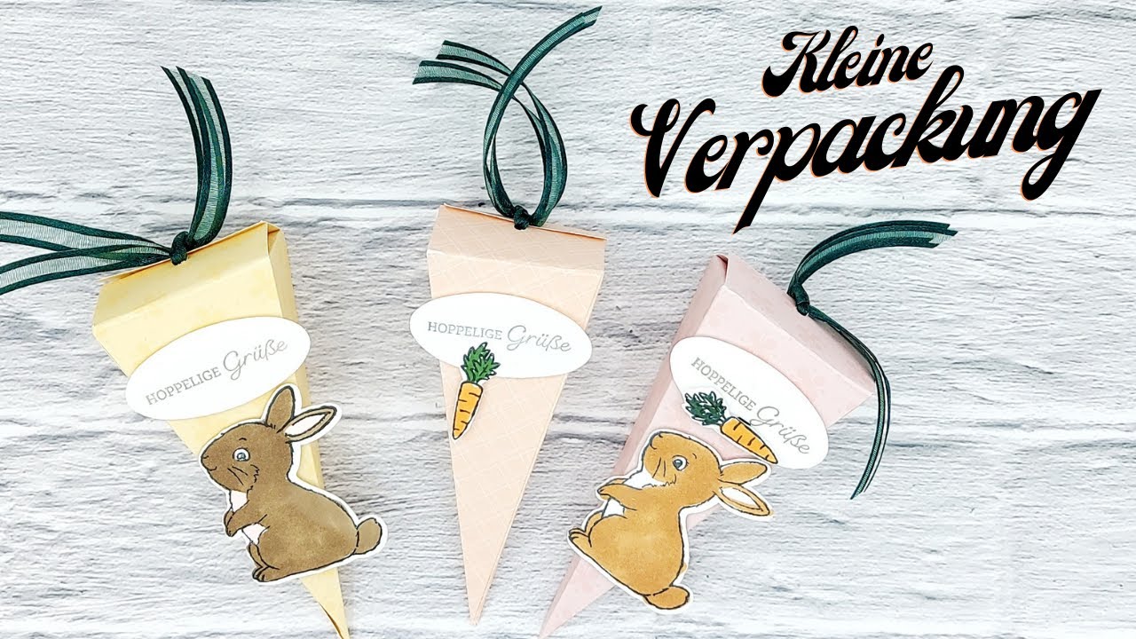 Anleitung kleine Verpackung zu Ostern Stampin'Up! - YouTube