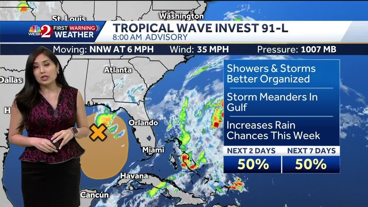 NHC upgrades chance of development for Invest 91-L; system expected to ...