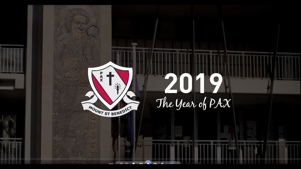 Mount St Benedict College 2019 Year of Pax - YouTube
