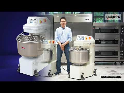 LINKRICH 40L/80L Spiral Dough Mixer LR-DM-15/LR-DM-25 - YouTube