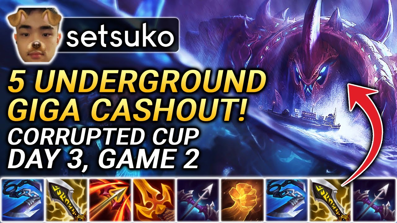 Setsuko gets a GIGA 5 UNDERGROUND CASHOUT! Corrupted Cup: Day 3, Game 2 | TFT Set 8 - YouTube