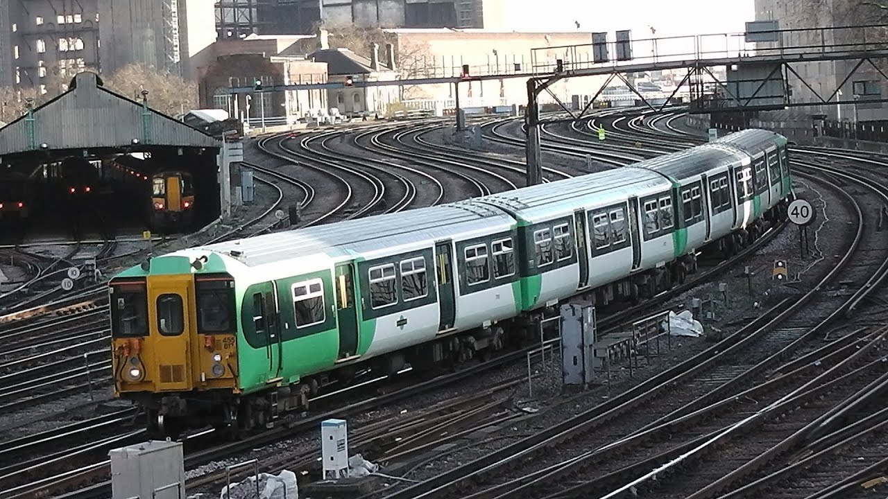 Trains at Ebury Bridge(London Victoria) 2014 - YouTube