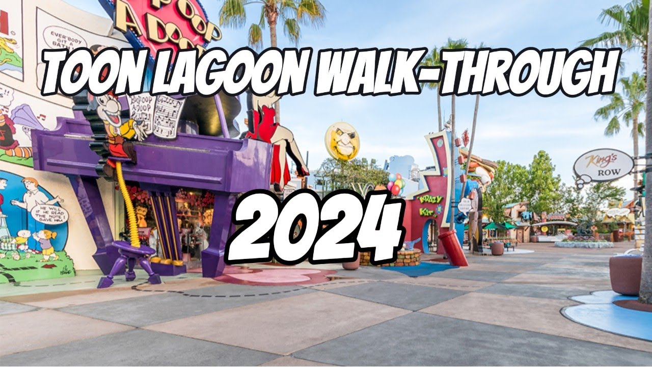 Toon Lagoon Walk-through 2024 - Universal Islands Of Adventure - YouTube