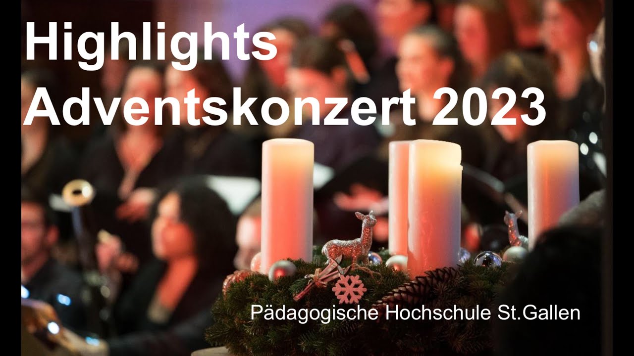 Highlights Adventskonzert 2023, PHSG Sek I - YouTube