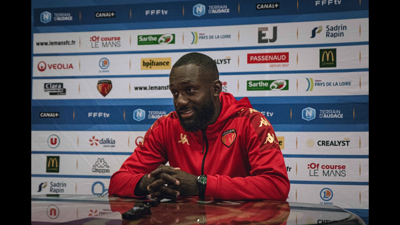 🎙 Edwin Quarshie avant GOAL FC-LE MANS FC (J7) - YouTube