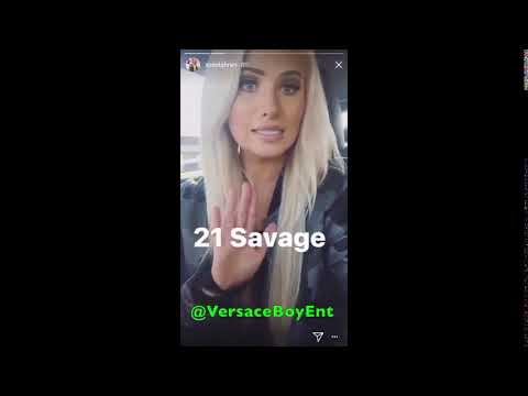 Tomi Lahren rapping 21 Savage Bank Account