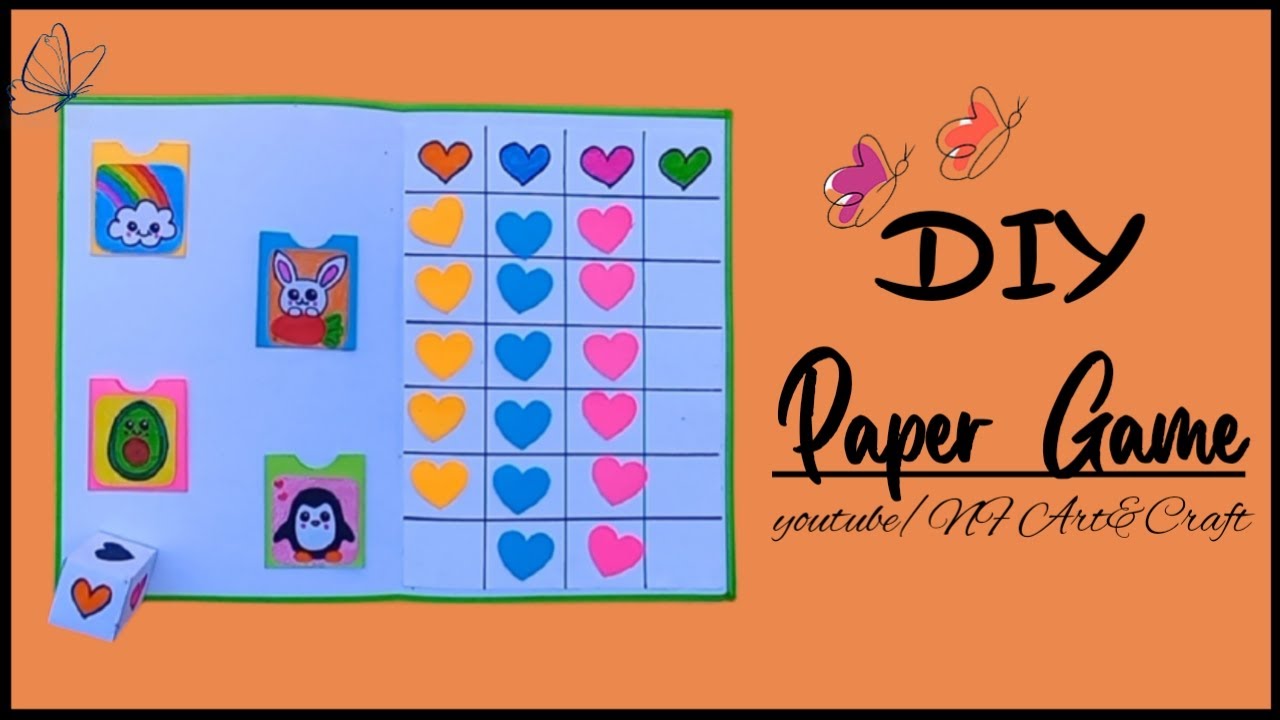 DIY Easy Paper Game Simple DIY Game You Can Make For Fun DIY diy-easy-paper-game-simple-diy-game-you-can-make-for-fun-diy