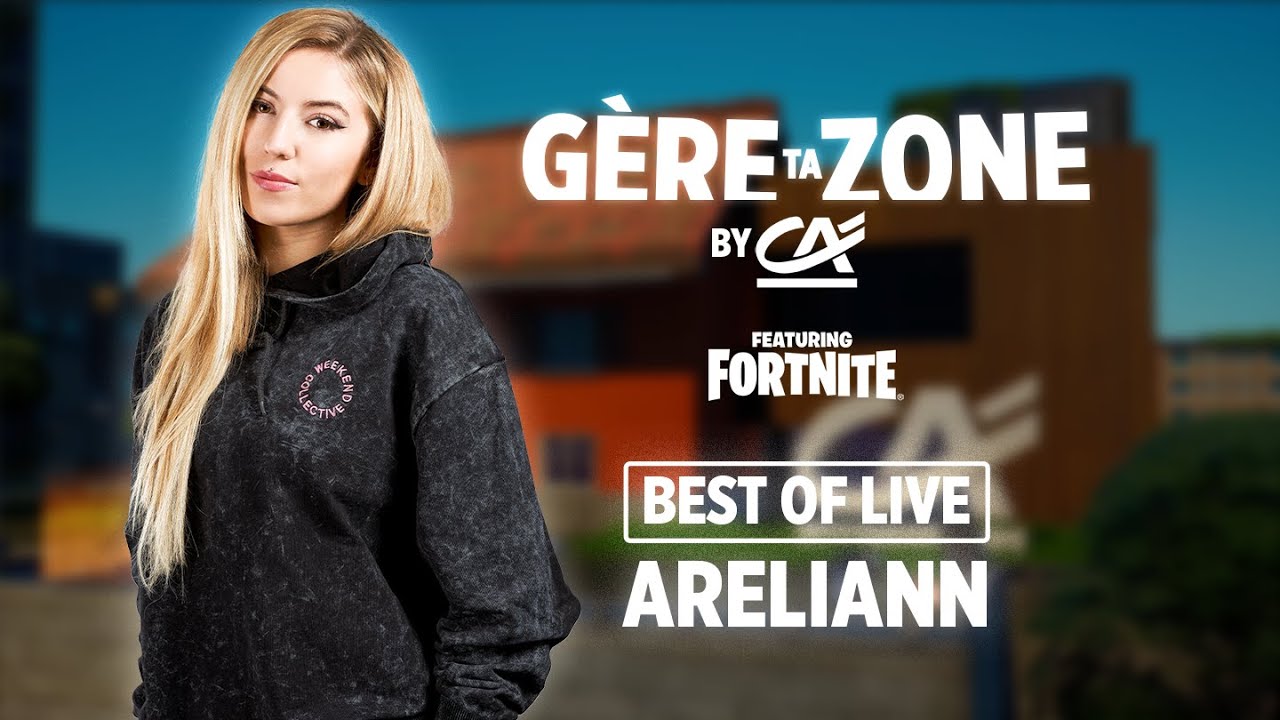Fortnite : Areliann défie la map #GèreTaZone | Crédit Agricole | Gaming - YouTube