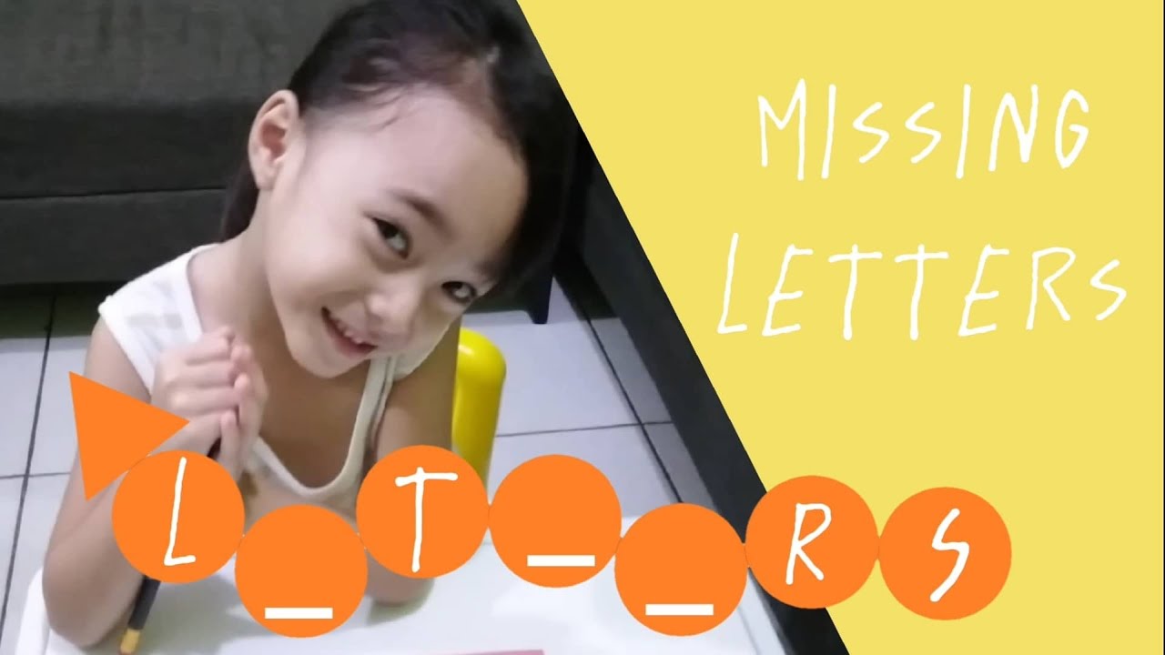 Find Missing Letters | Missing Letters for Kids | Easy Missing Letters ...