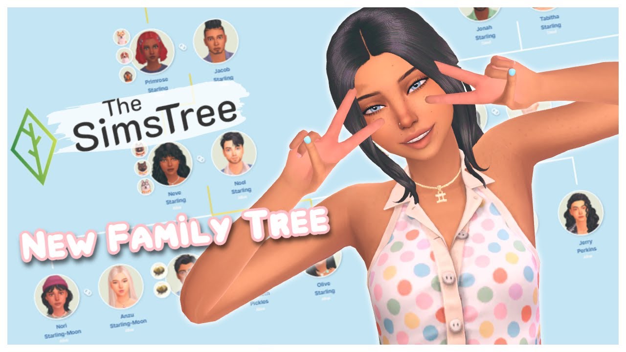NEW FAMILY TREE || TheSimsTree Tutorial and Review #ad || The Sims 4 ...