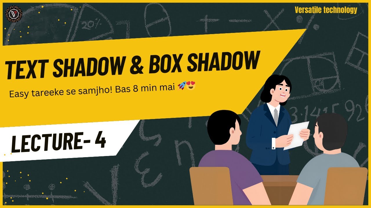 CSS Shadows complete guidance in Hindi 💥 Text Shadow & Box Shadow ...