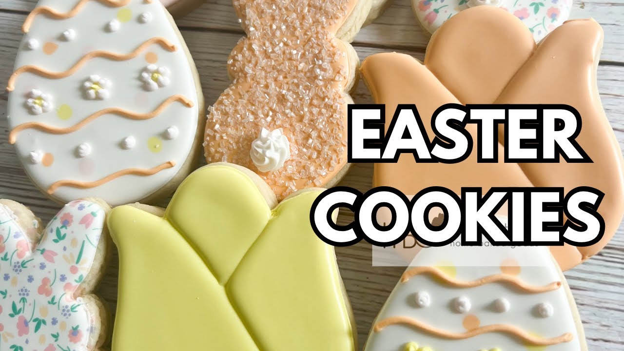Decorate with me ~ Relaxing Easter Sugar Cookie Compilation ~ Cookie ...
