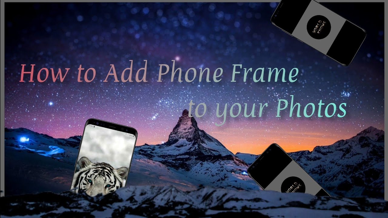How To Add Device Frame To Your Photos Screenshot Photos YouTube How To Add Device Frame To Your Photos Screenshot Photos YouTube