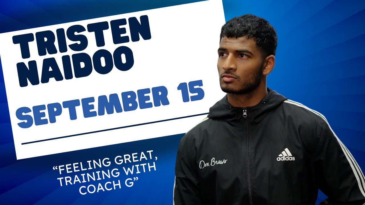 Tristen Naidoo Fights on September 15! "Feeling great, working with ...