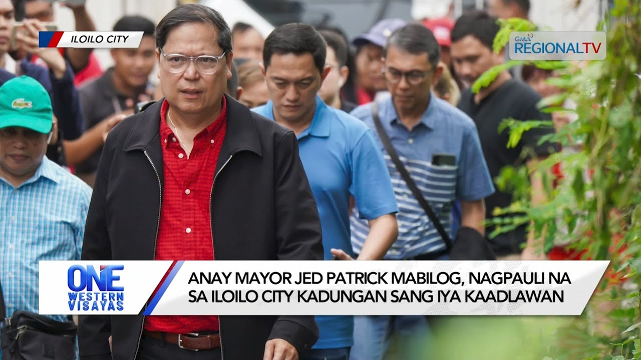 One Western Visayas: Anay Mayor Jed Patrick Mabilog, nagpauli na sa ...