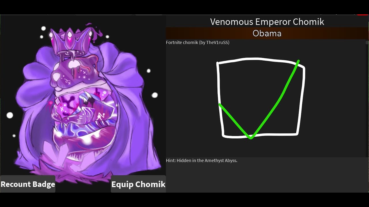 venomous emperor chomik (Find The Chomiks) - YouTube