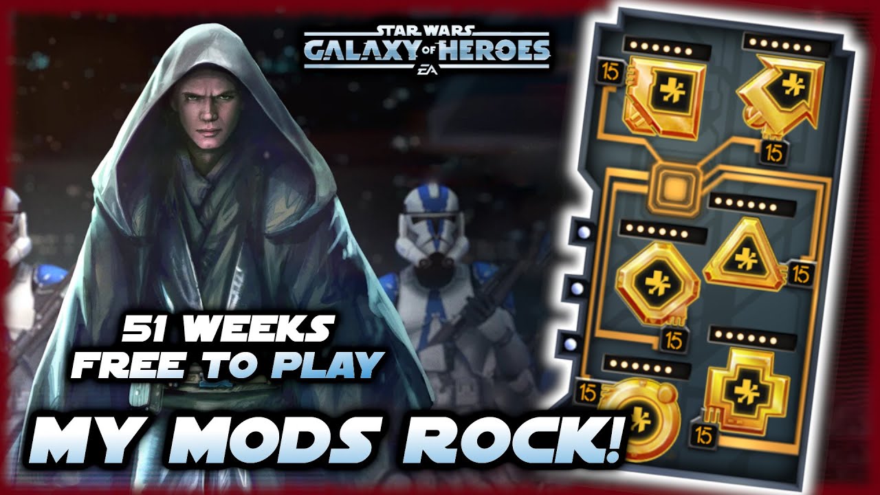 51 Weeks Free to Play - Check Out My Mods! Lord Vader Farming in SWGOH ...