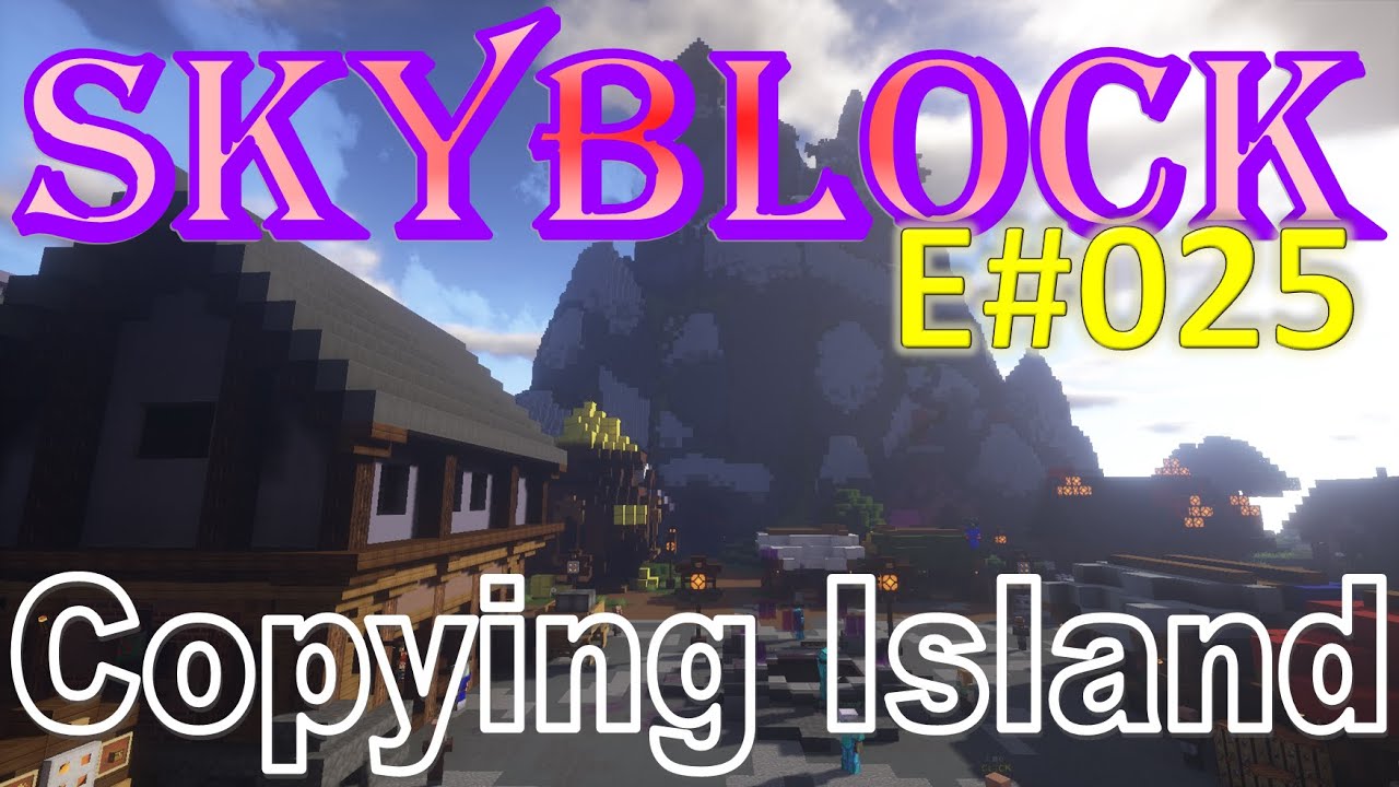 Copying the best Hypixel Skyblock player island. - YouTube