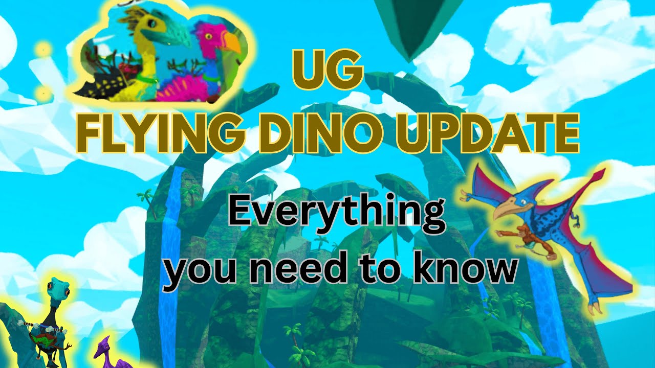 UG VR FLYING DINO UPDATE - YouTube
