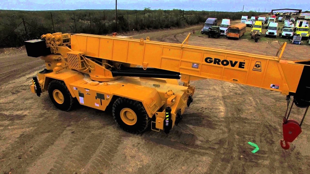 GM105653 1990 GROVE RT875CC 2 - YouTube