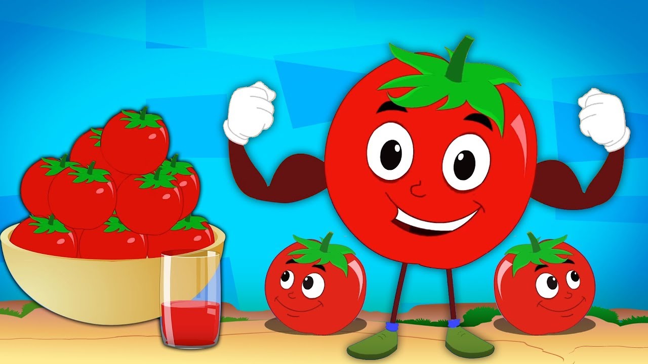Lal Tamatar | लाल टमाटर | Hindi Nursery rhymes | Kids Tv Channel India ...