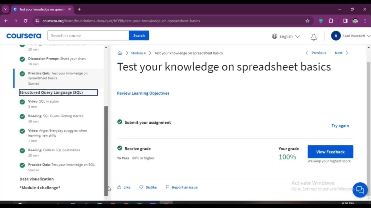 Module 4 | | Google Data Analytics | Coursera | Module 4 Answers | Data ...