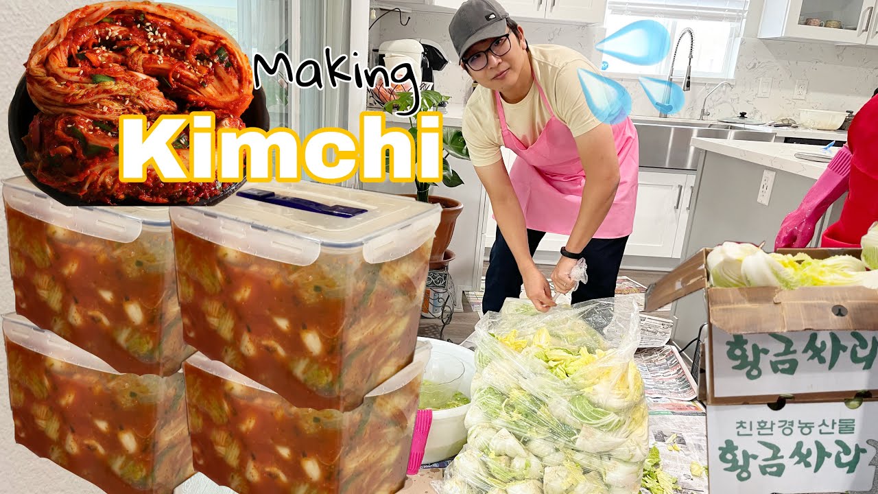 Kimchi Recipe by my Korean Mother!!! Kimjang day - YouTube