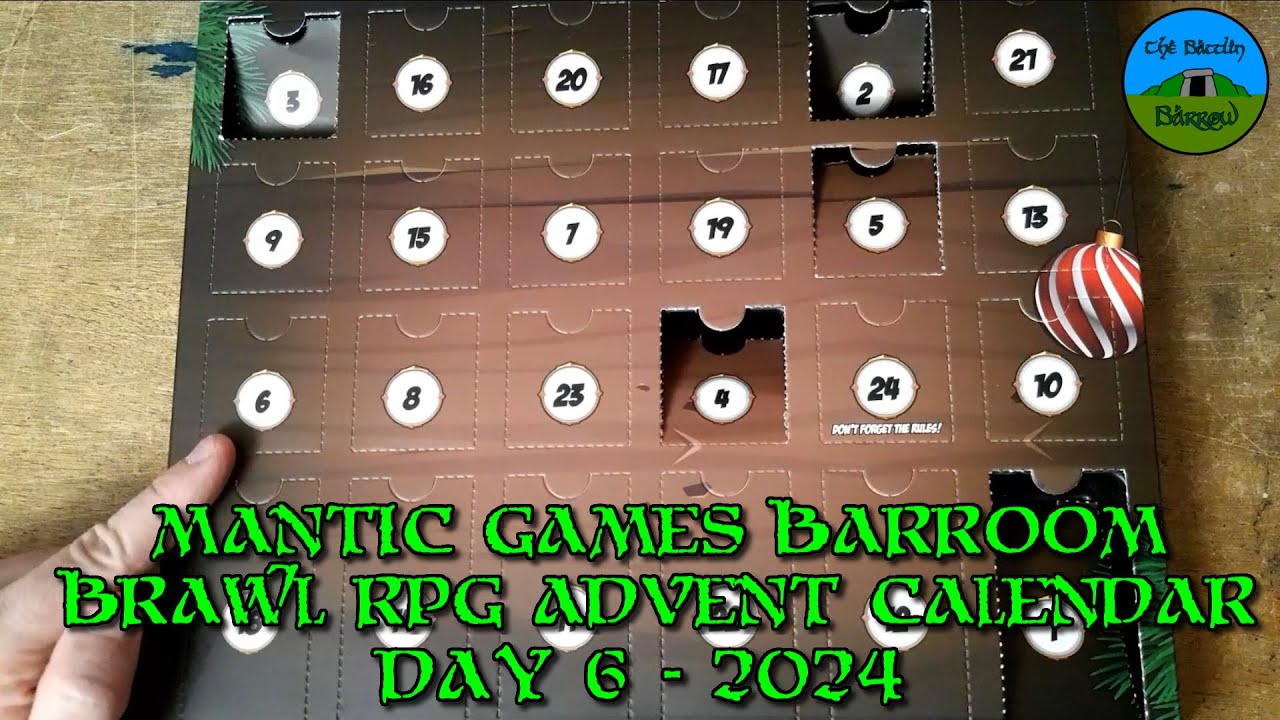 Mantic Games BarRoom Brawl RPG Advent Calendar Day 6 - 2024 - YouTube
