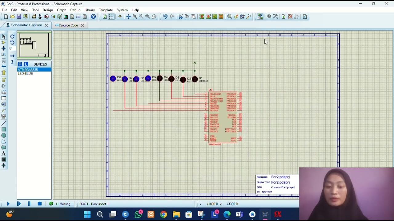 "Tutorial Mikrokontroler AVR: Variasi Warna LED dengan ATmega16 Menghubungkan Proteus" - YouTube